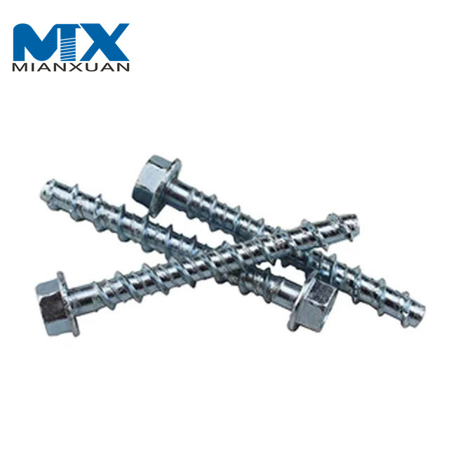 Hex Flange Head Galvanized Concrete Masonry Screw Concrete Masonry ...