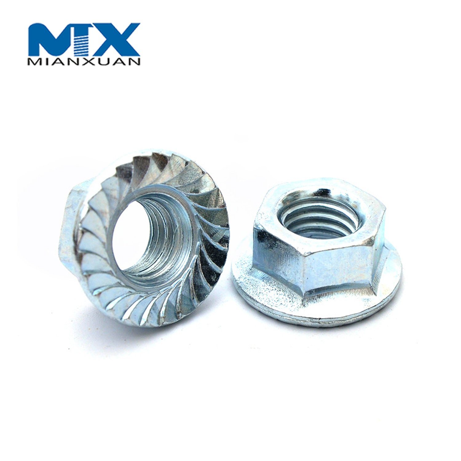 ANSI ASME Hex Nut Flange with Knurled No-Knurled