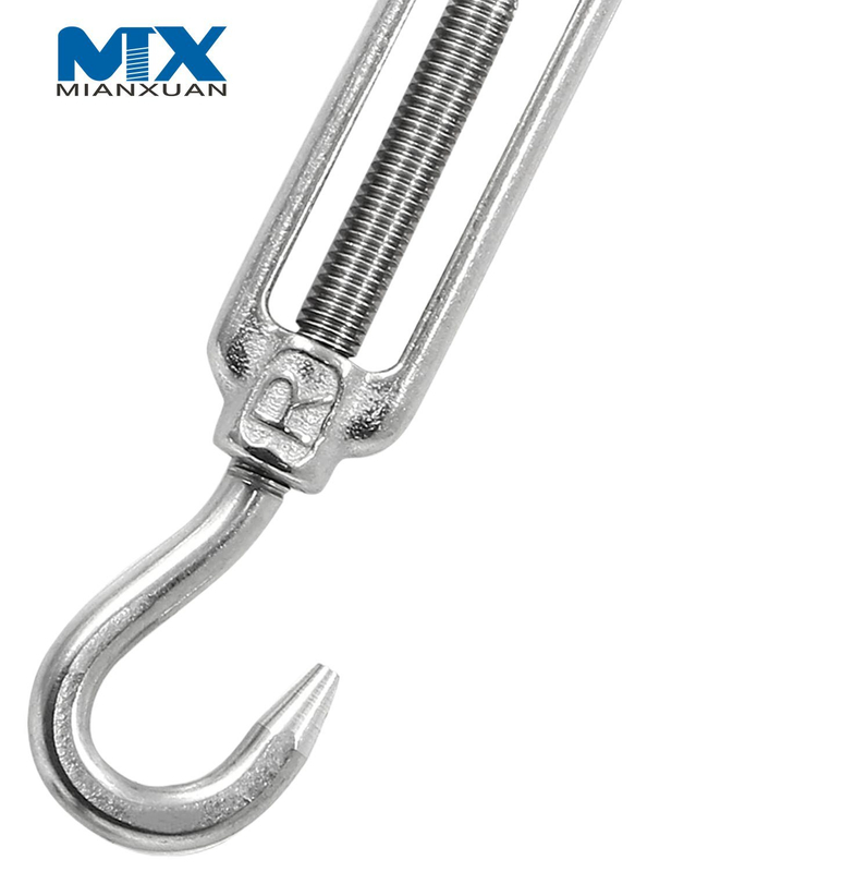 Custom Two Ending Hook Wire Rope Tension Turnbuckle Hook