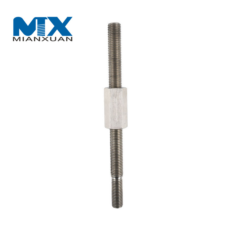 Spacer Bolt Special CNC Turning Double End Threaded Bolt with Spacer